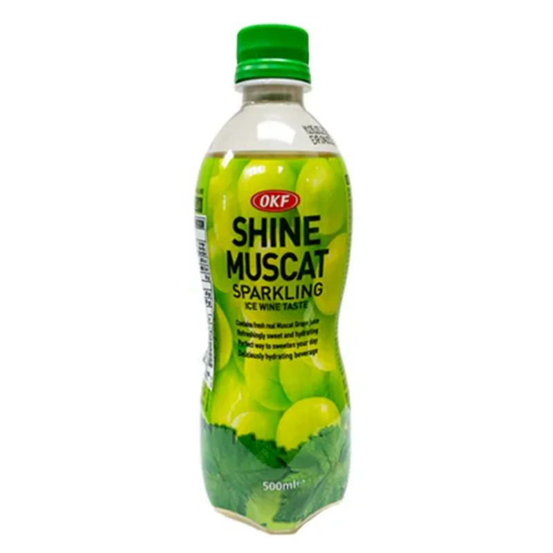 韩国 OKF阳光玫瑰葡萄气泡水 OKF SHINE MUSCAT SPARKLING 500ml